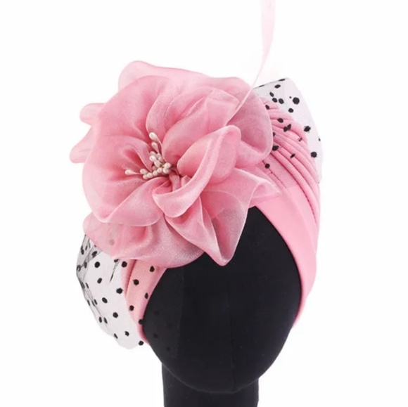 Beloved Millinery | Accessories | Beautiful Vintage Flower Turban ...